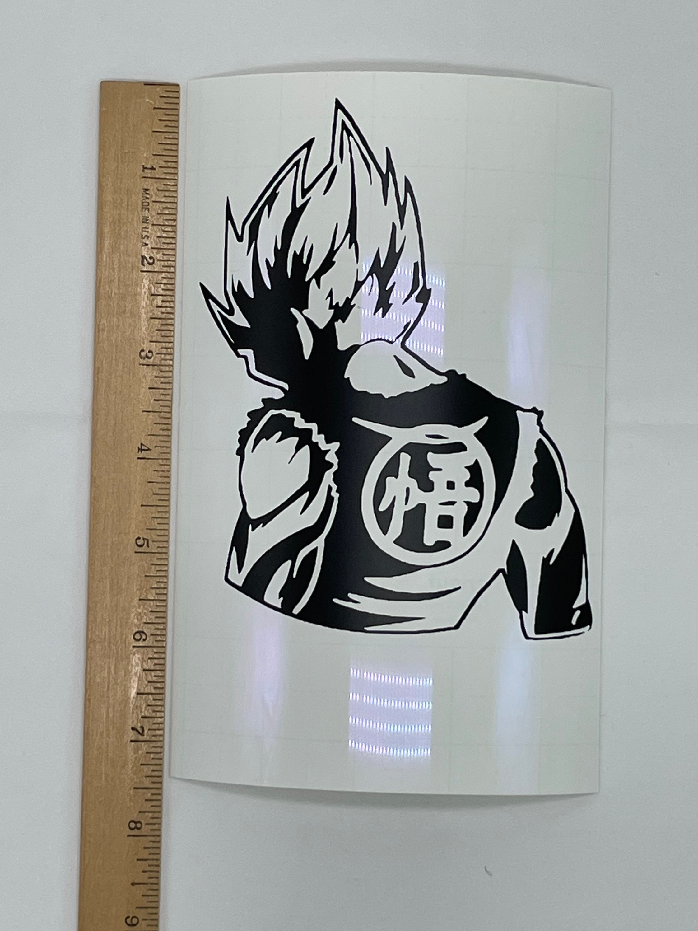 Goku Back Decal - Etsy