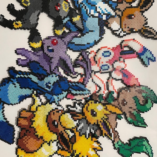 Eevee Evolutions Perler Beads - Etsy