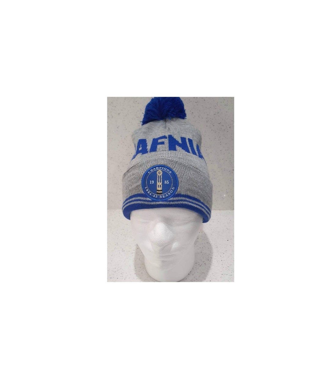 Everton Hafnia Retro Grey Bobble Hat League Champions 1985 - Etsy