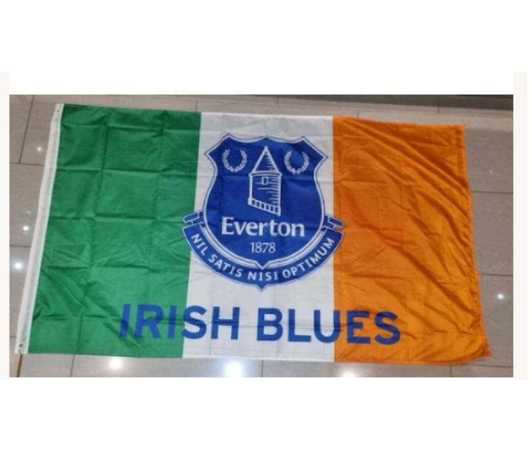 Everton Irish Blues Flag/ Banner - 5ft X 3ft - Etsy