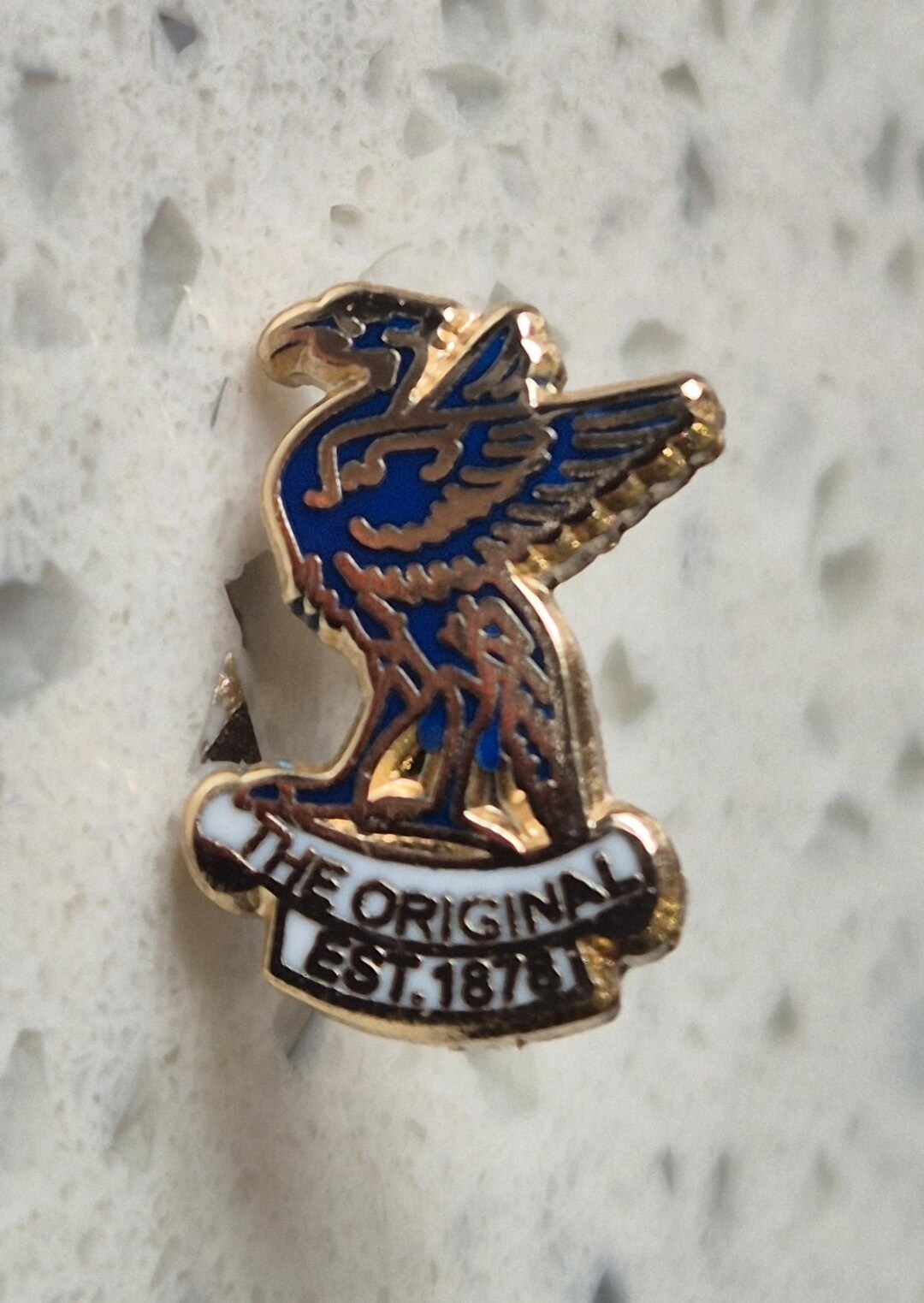 Everton Stud Badge - Sml Blue Liverbird the Originals Est. 1878 ...