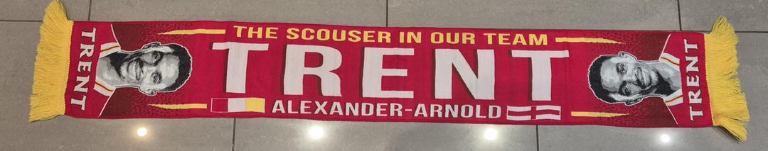 Liverpool Player Scarf - Trent Alexander-arnold No.66 - Woven Scarf - Etsy