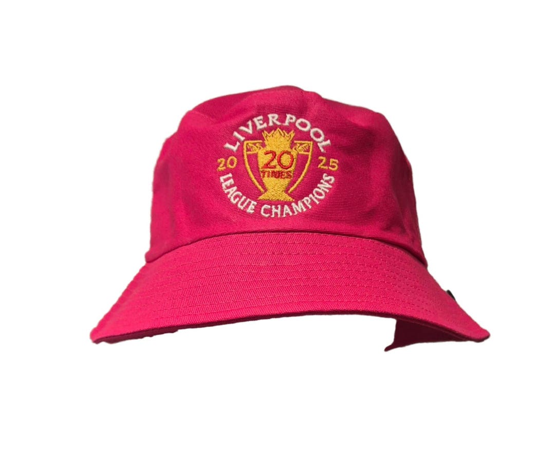 Liverpool Pink Champions Bucket Hat 2025 - Fan Design - Etsy