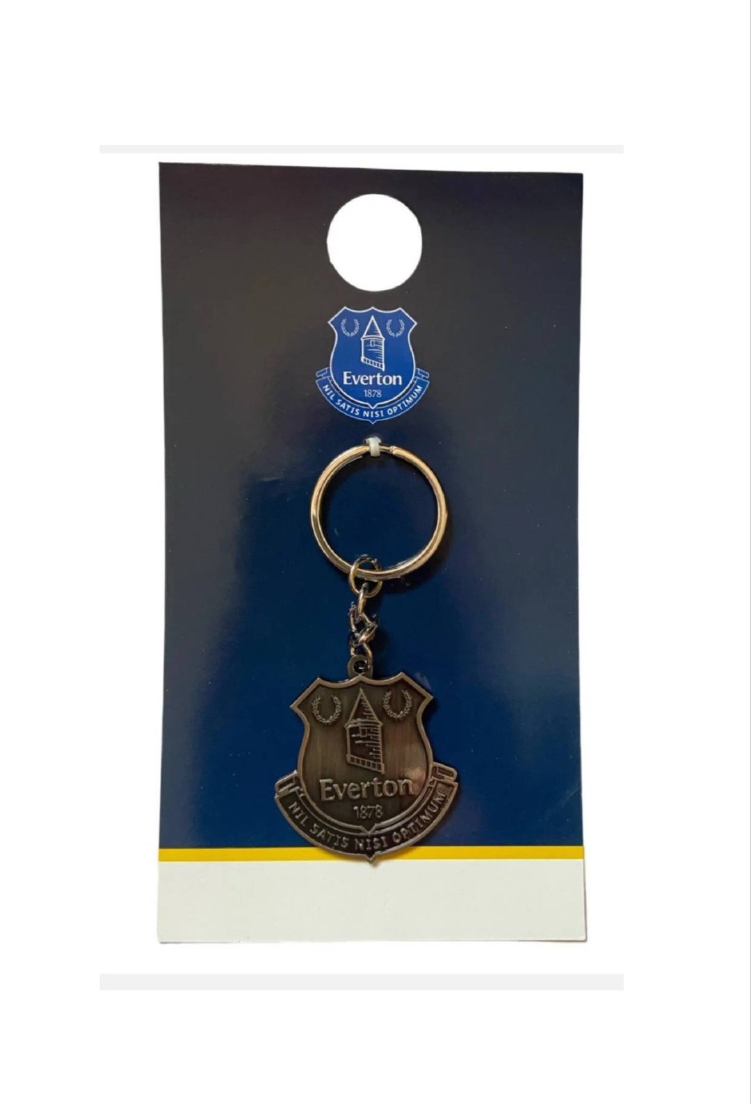 Everton Official Silver Crest Keyring - Etsy UK