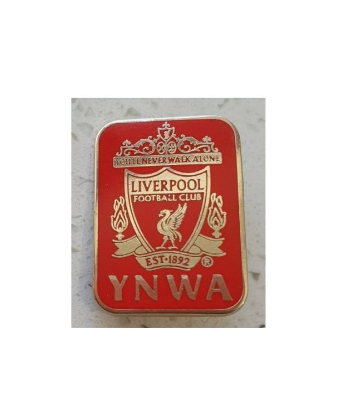 Liverpool Official Pin Badge - Club Crest YNWA Red and Gold - Etsy