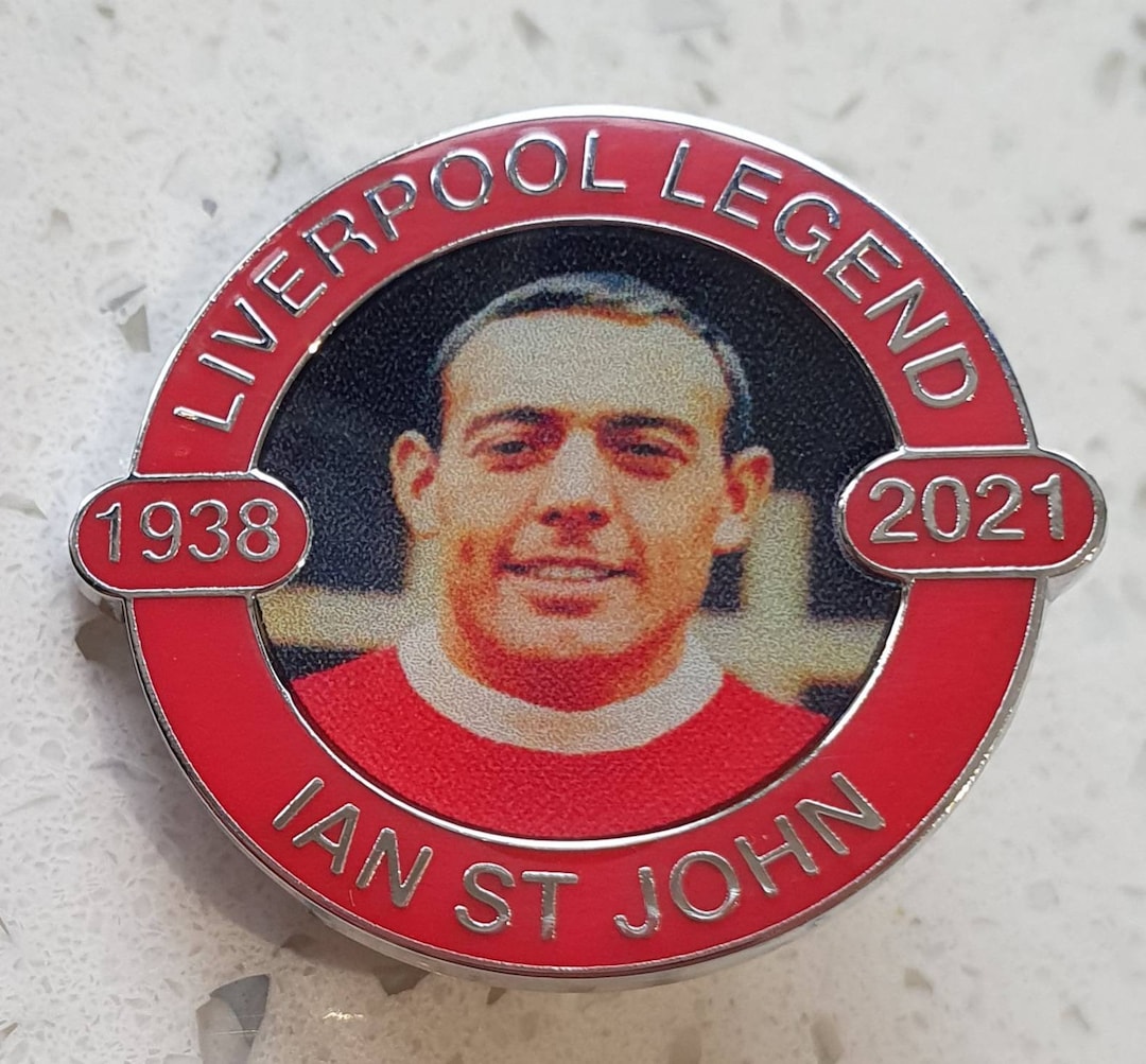 Liverpool Ian St John Legend Pin Badge - Etsy