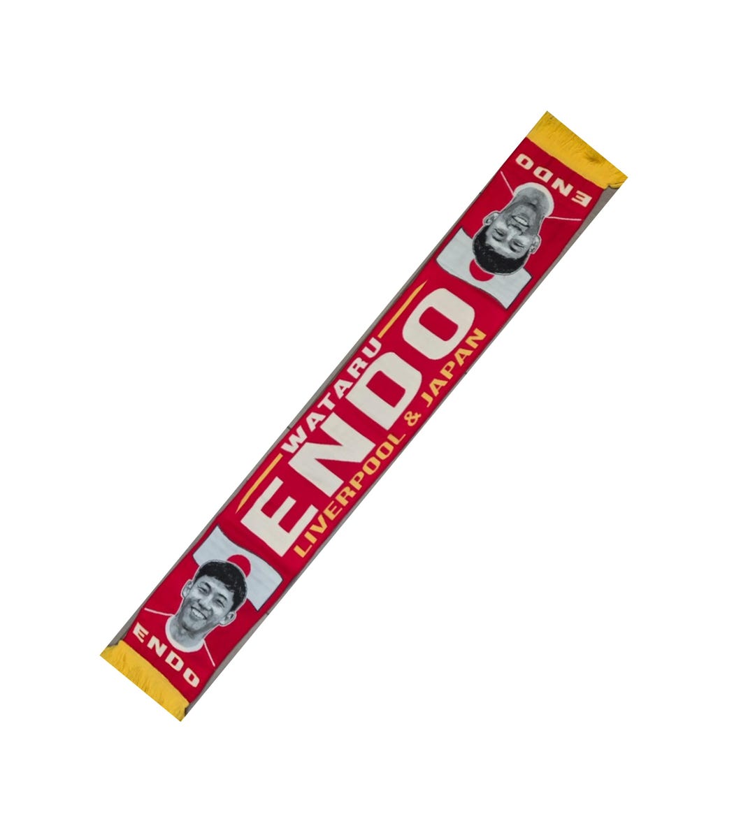 Liverpool Player Scarf - Wataru Endo - Woven Scarf - Etsy