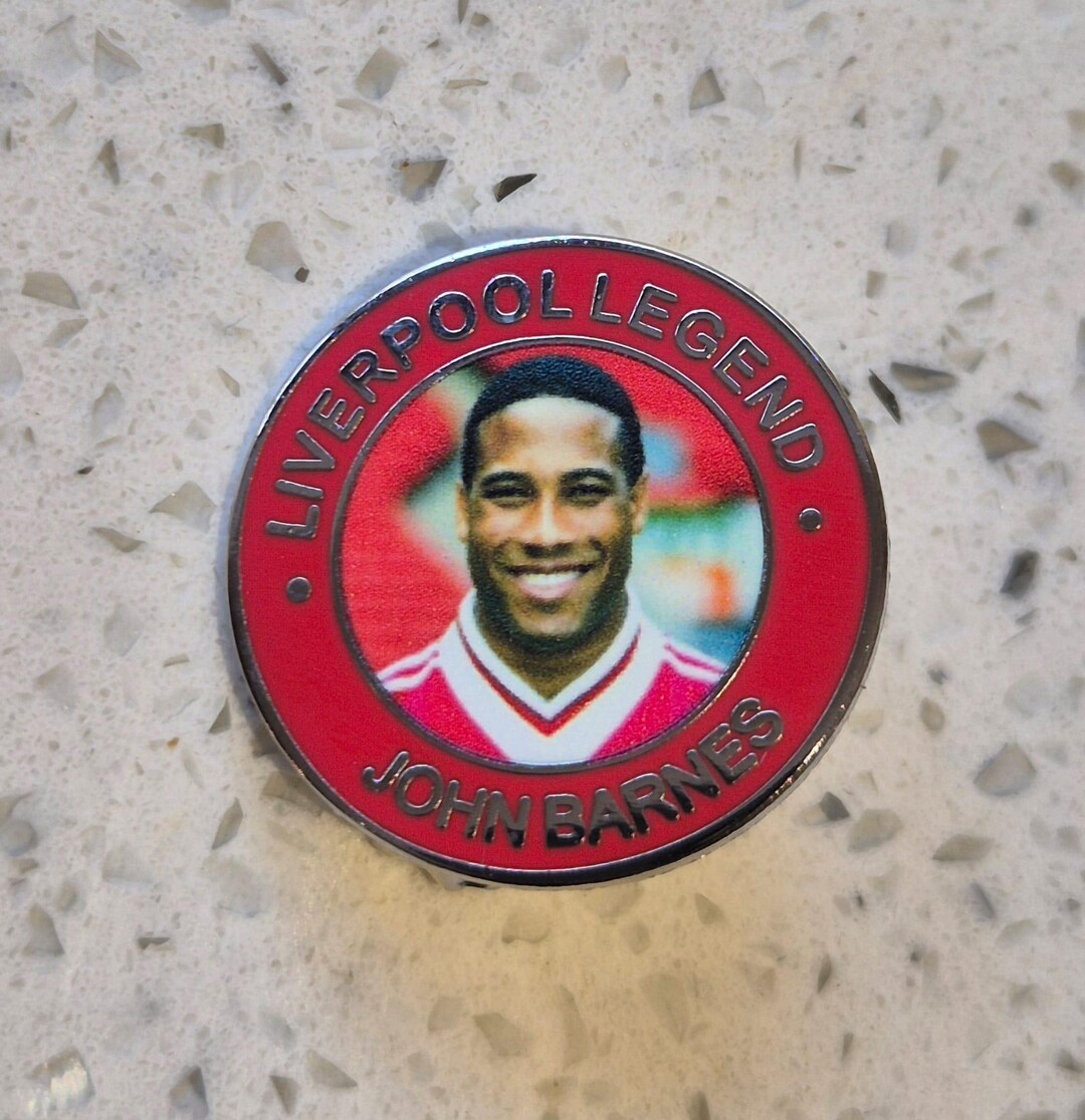 Liverpool Pin Badge - John Barnes Liverpool Legend - Etsy