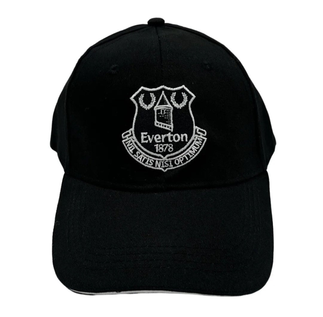 Everton Official Black and White Baseball Cap - Etsy