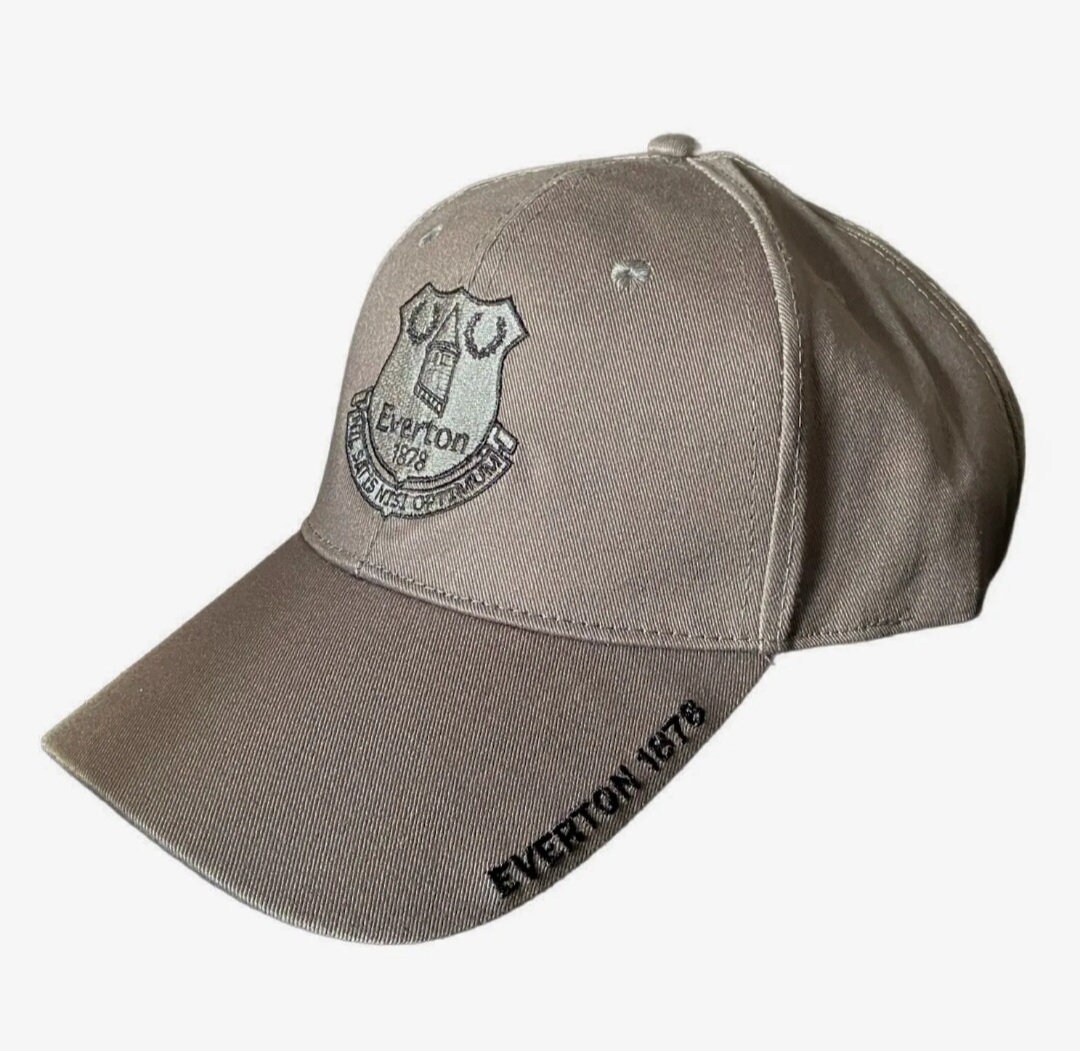 Everton Elijah Grey Baseball Cap With Club Crest - Etsy