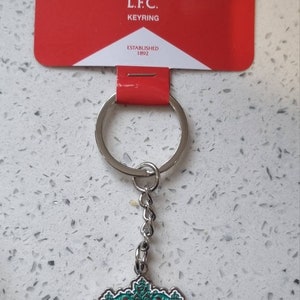 Liverpool Coloured Club Crest Keyring - Etsy