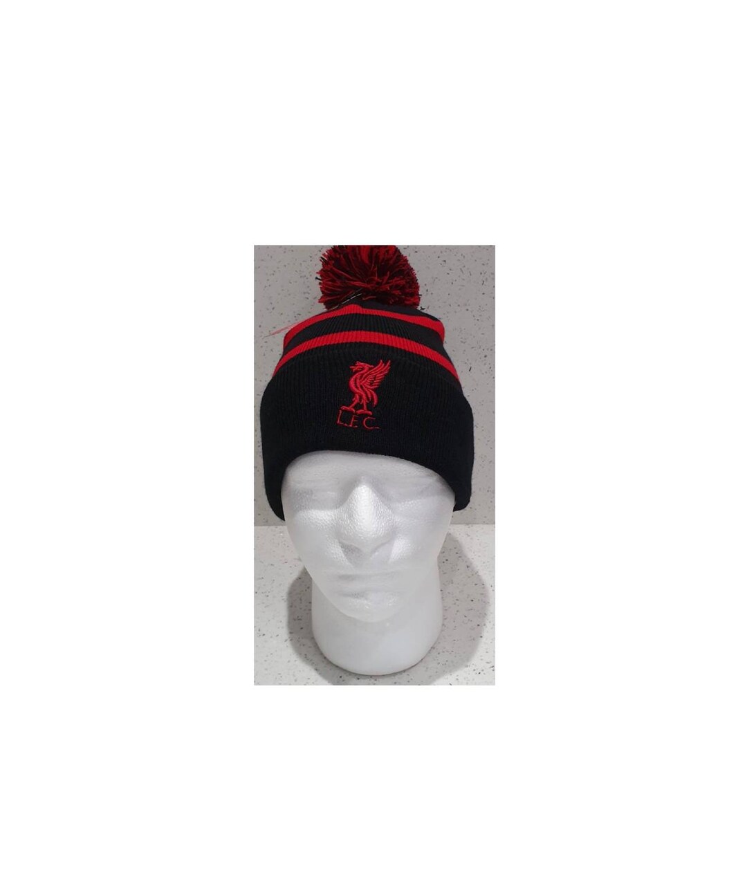 Liverpool Official Adult Breakaway Bobble Hat Black & Red - Etsy