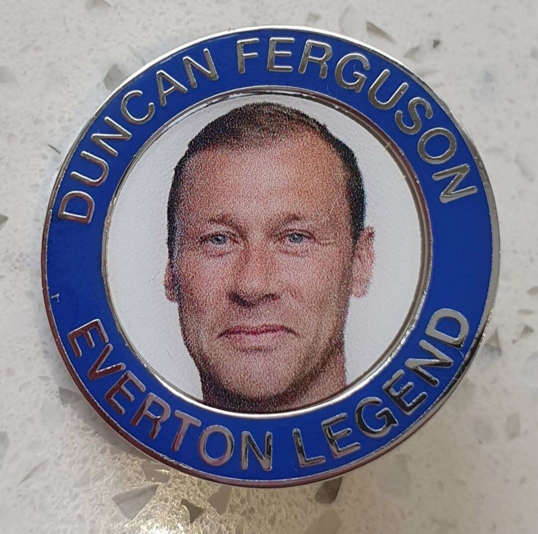 Everton Legend Duncan Ferguson Pin Badge - Etsy