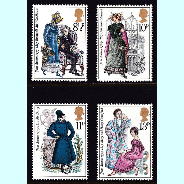 Jane Austen Stamp - Etsy