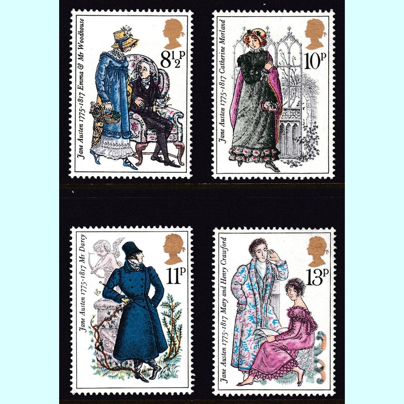 Jane Austen Stamp - Etsy