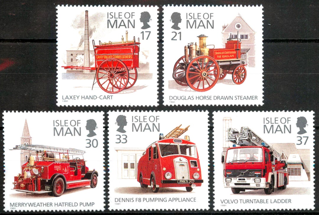 Vintage Fire-fighting Engines Appliances Set of Five Unused British ...