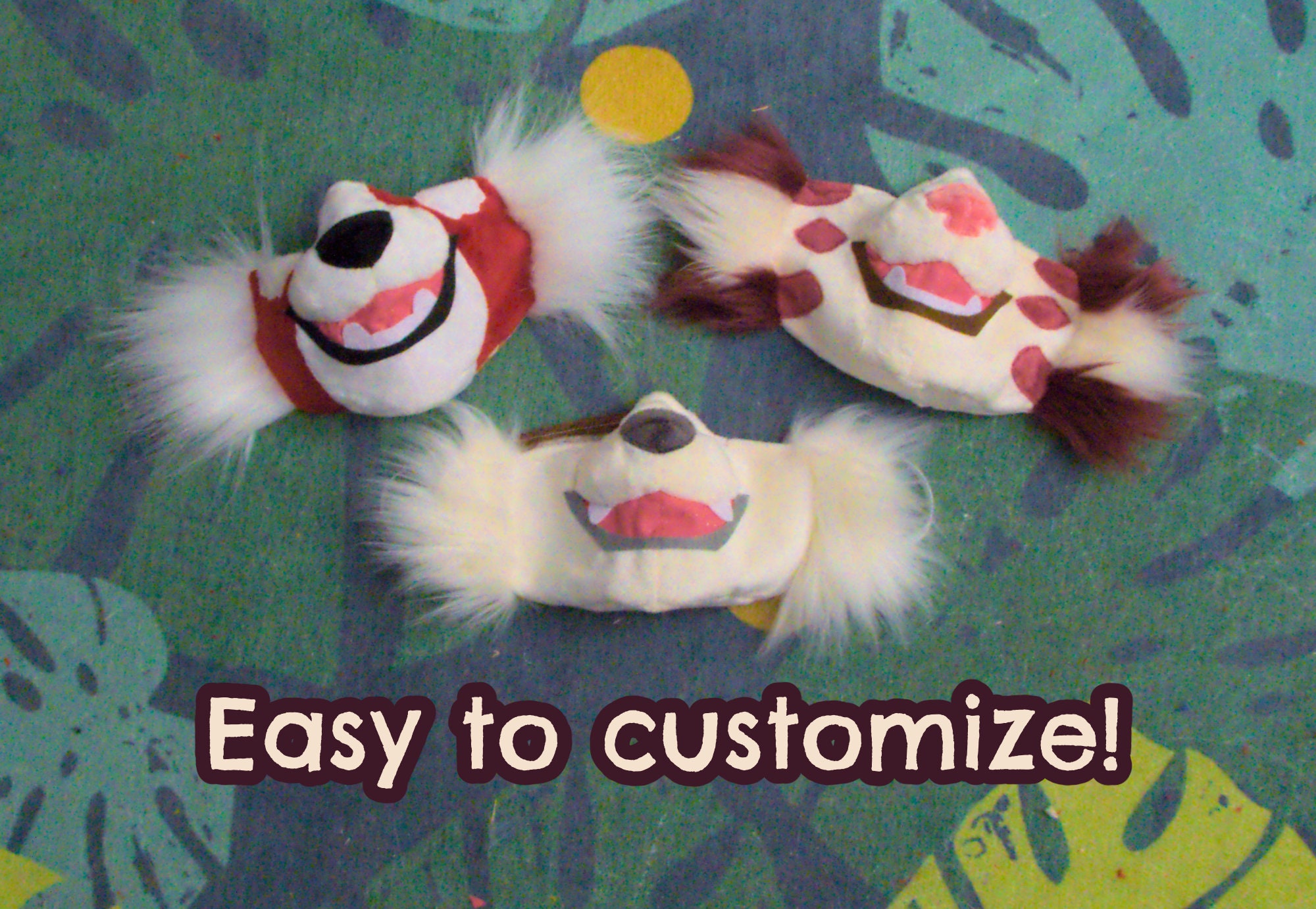 Plush Animal Mask Pattern PDF Download - Etsy
