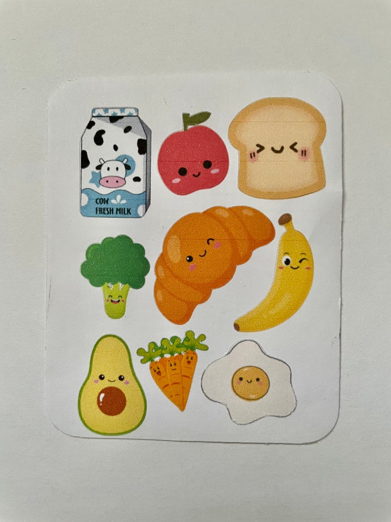 Grocery List Stickers - Etsy