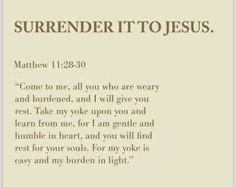 MATTHEW 11:28-30 KJV Printable (8.5 X 11 “• A4 Size) - Etsy