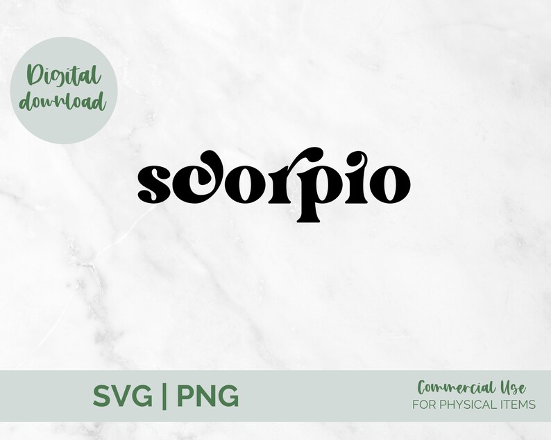 Scorpio SVG PNG | Zodiac Svg| Astrology Svg| Water Sign Svg| Horoscope ...