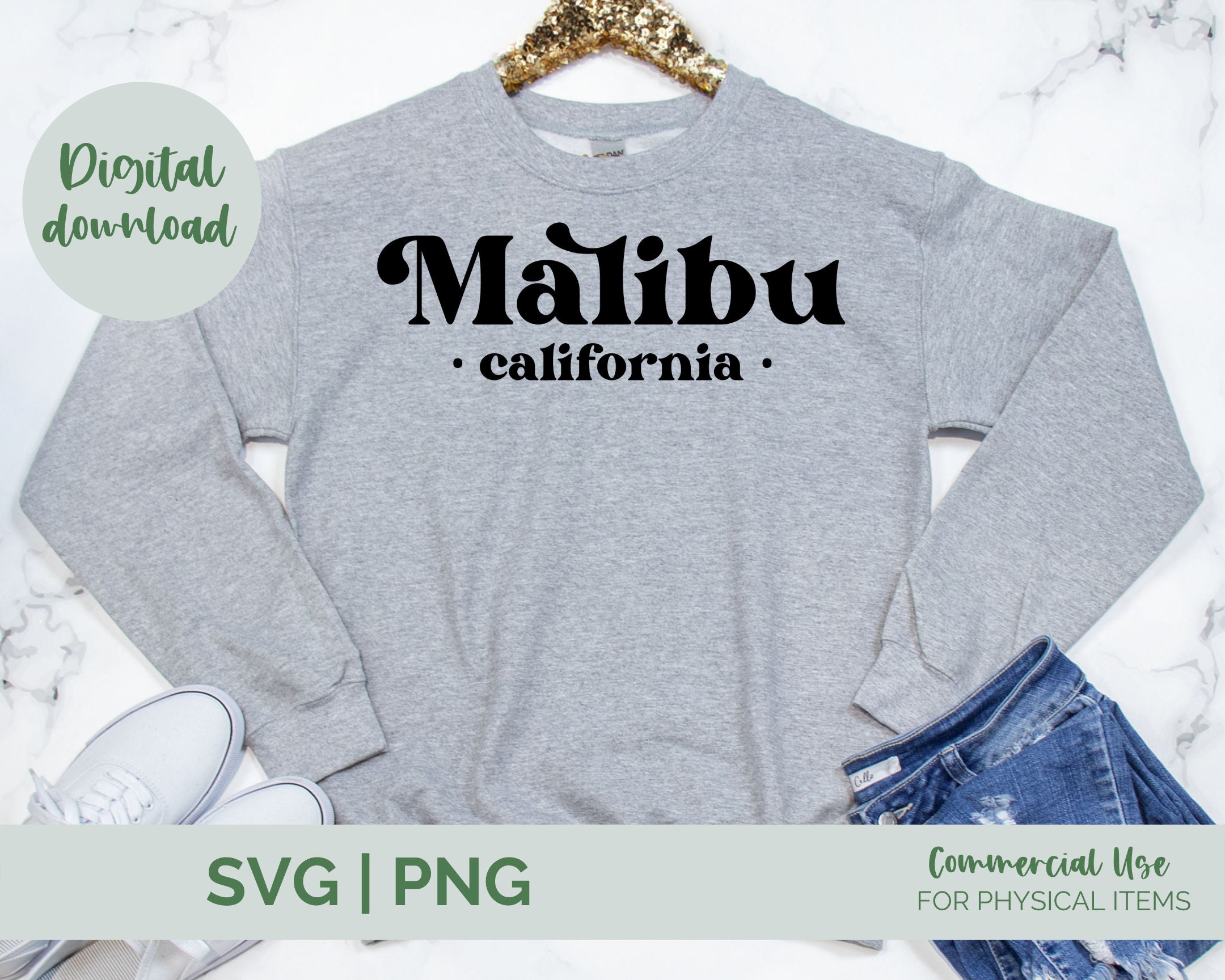 Malibu SVG, Malibu California Svg, California Svg, Vacation Svg, Malibu ...
