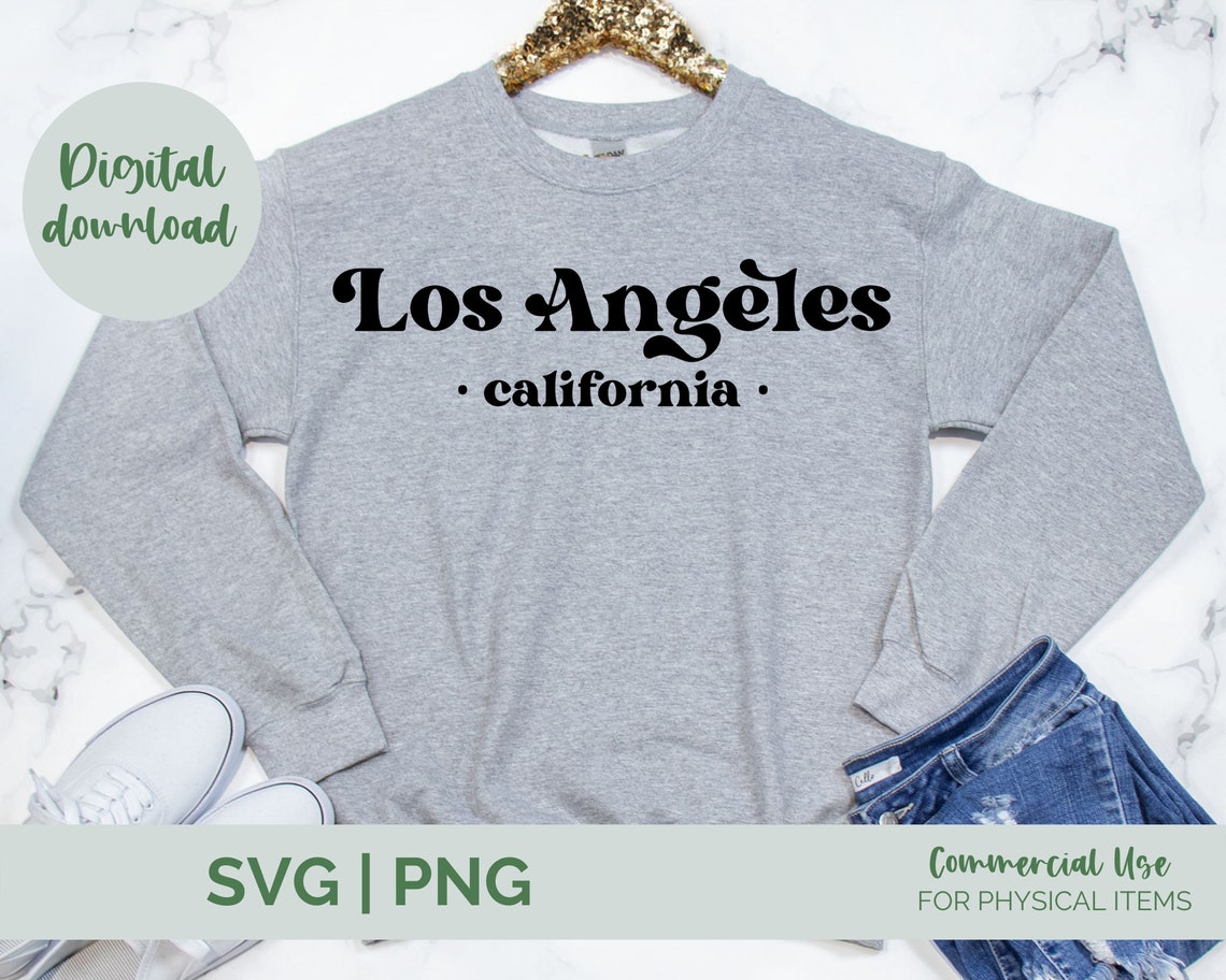 Los Angeles SVG, LA Svg, LA Shirt Svg, California Svg, Vacation Svg ...