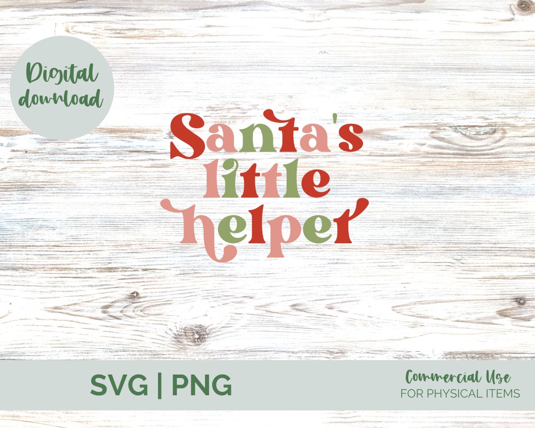 Santa's Little Helper SVG, Christmas Kids SVG, Merry Christmas Svg ...