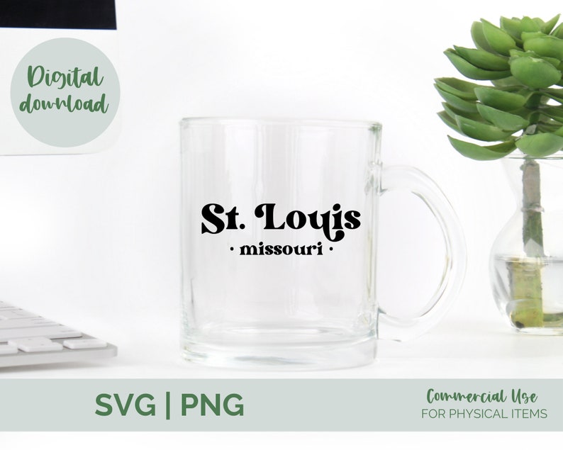 STL SVG, St. Louis Svg, STL, St Louis, Missouri Svg, St Louis Missouri ...