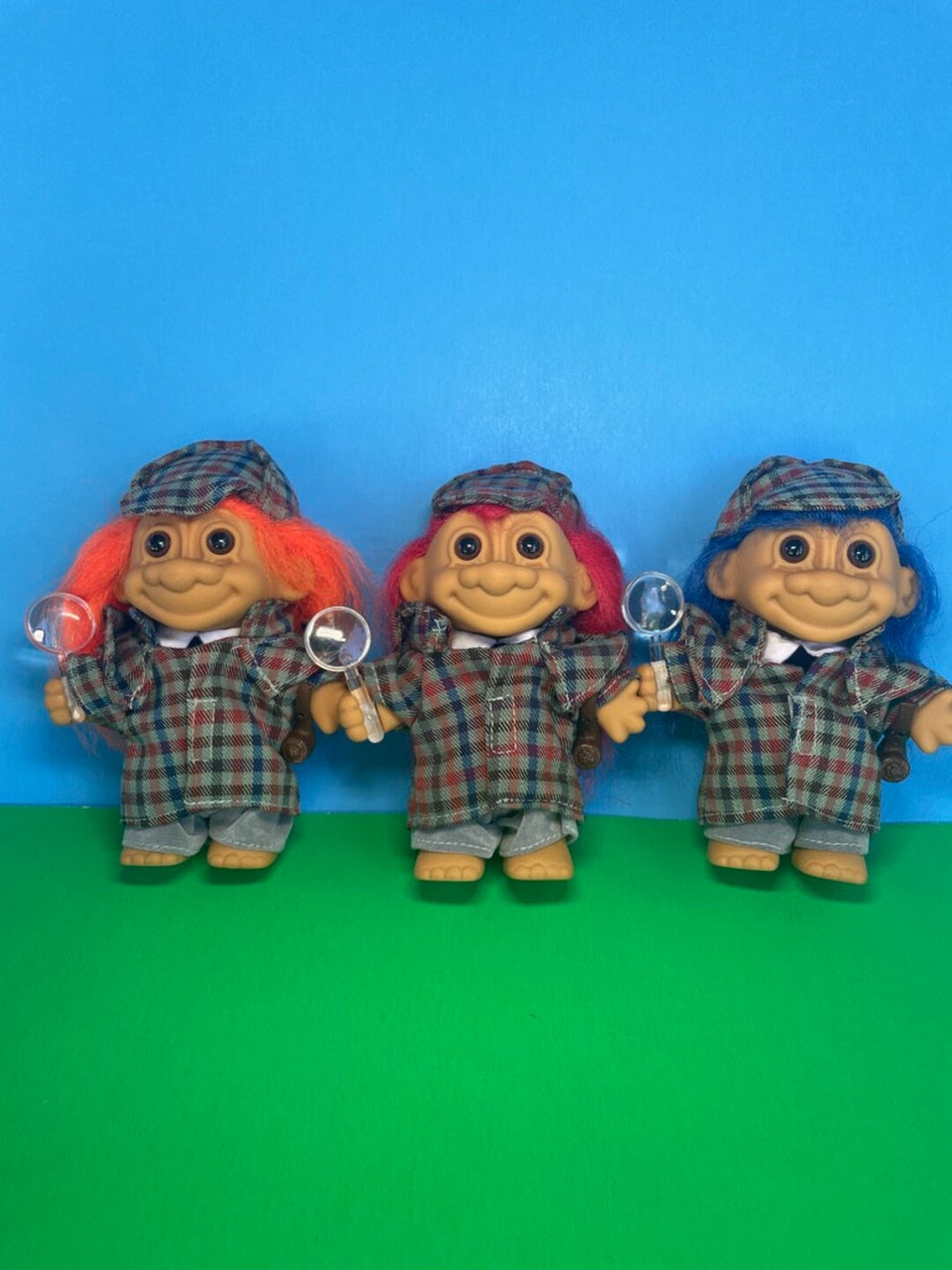 BRAND NEW Store Stock Condition Orange Hair ONLY Sherlock Holmes Troll ...