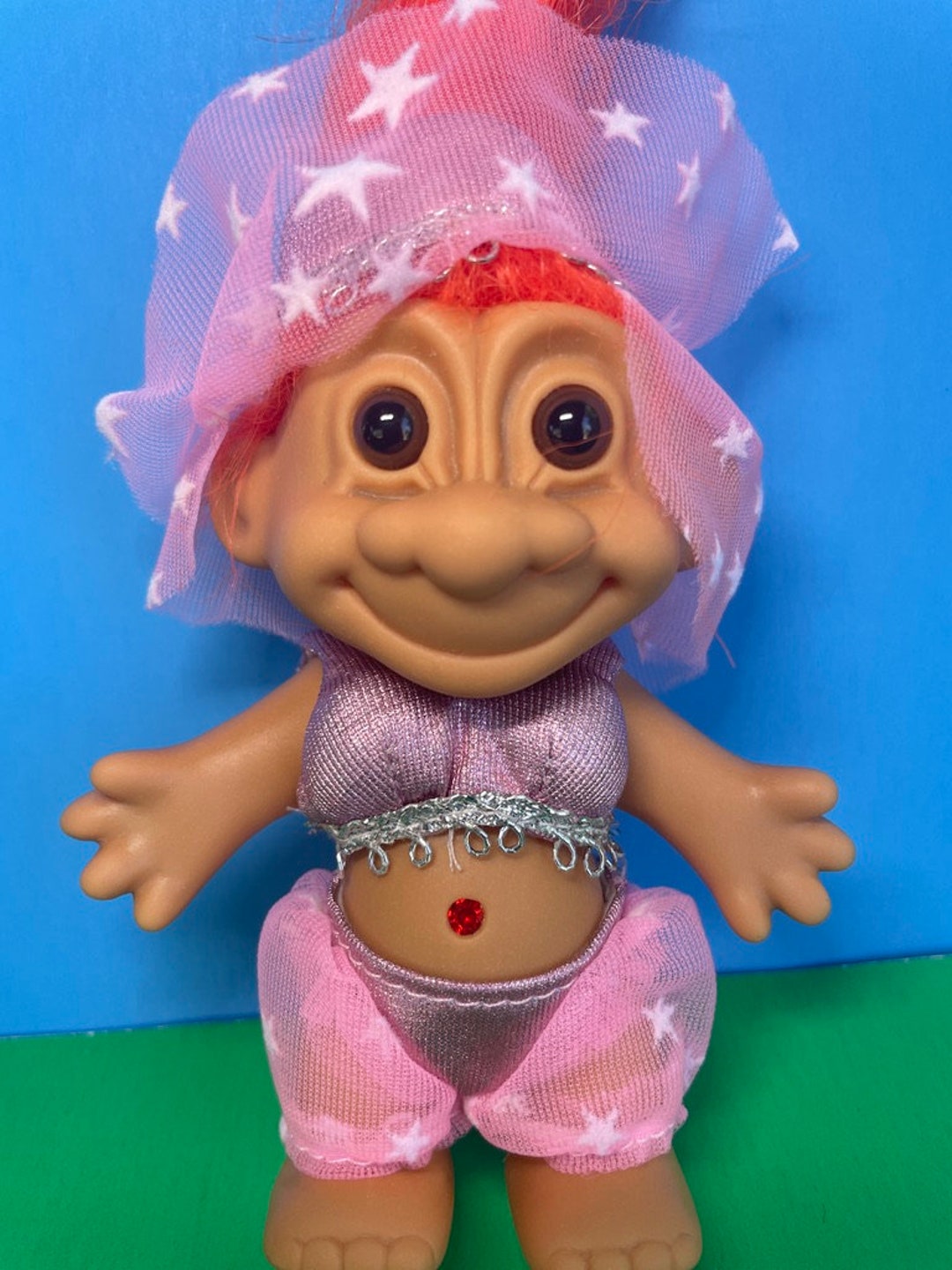 BRAND NEW CONDITION!! Genie/belly Dancer Troll Doll With Orange Hair by ...