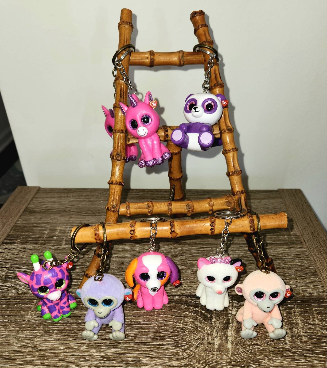 Ty Beanie Boos Inspired Keychains - Etsy