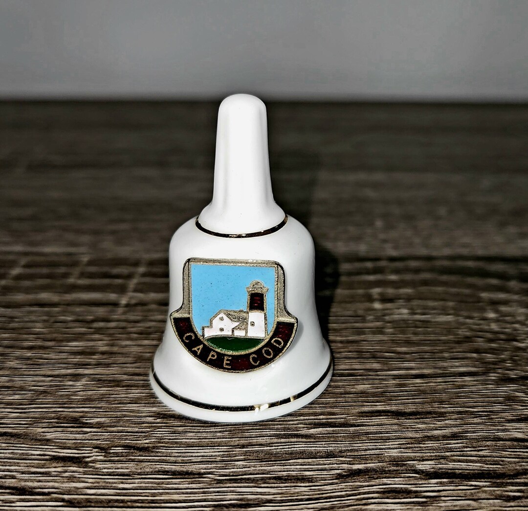 Fine Bone China Miniature Cape Cod Souvenir Bell Ornament. - Etsy