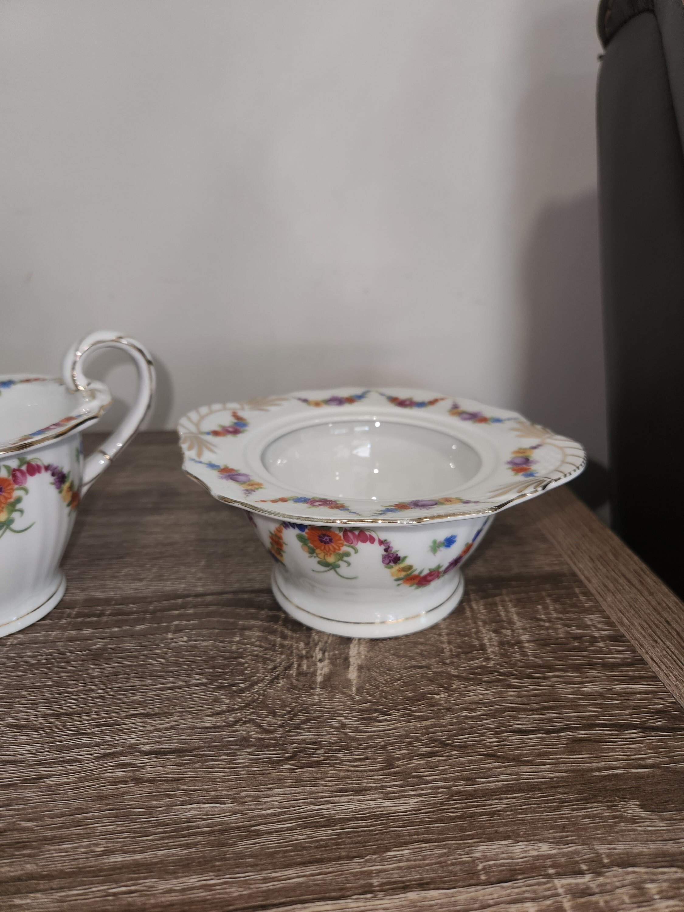 Beautiful Epiag Czechoslovakia Porcelain Floral Creamer and - Etsy