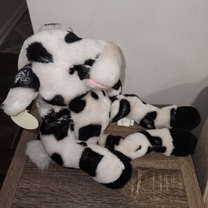 Adorable Vintage Ganz Poseable Cow Plush Stuffed Animal - Etsy