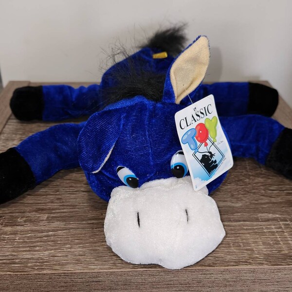 Stuffed Donkey - Etsy
