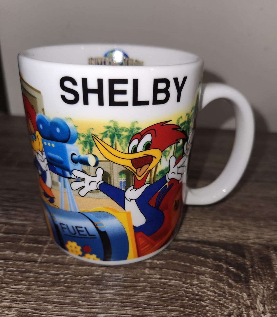 Universal Studios Hollywood Mug Woody Woodpecker Chilly Winnie (w/ Name ...