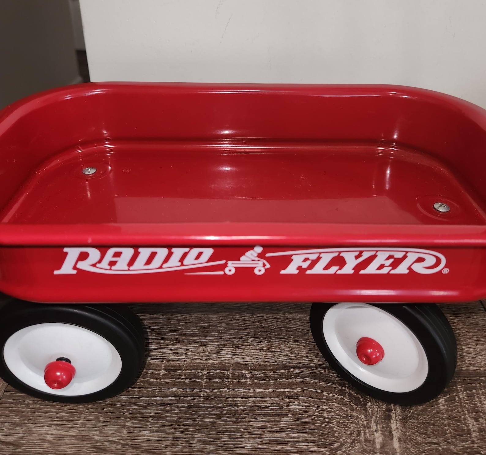 Vintage Radio Flyer Kids Little Red Wagon Working Handle Metal Toy ...