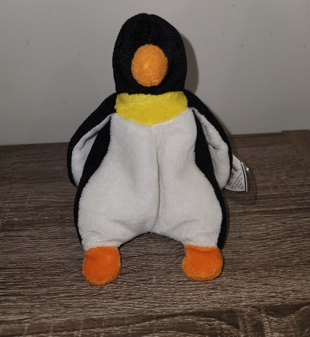 Vintage Ty Beanie Baby "waddle" the Penguin 1995 - Etsy