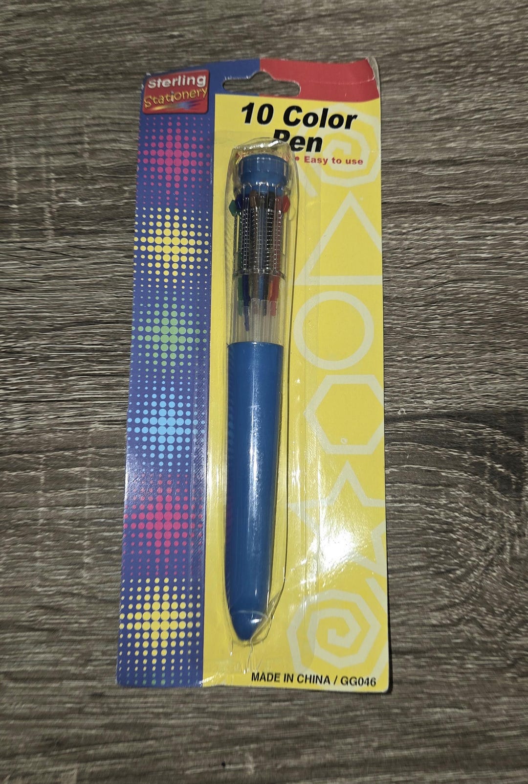Vintage New 10 Colors in 1 Retractable Ball Point Pen Sterling ...
