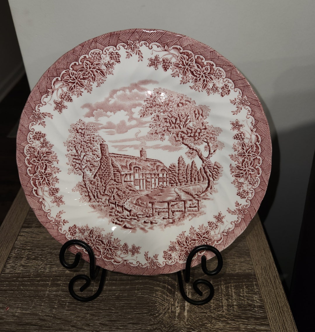 Beautiful Vintage Churchill Porcelain Plate Made in Staffordshire ...