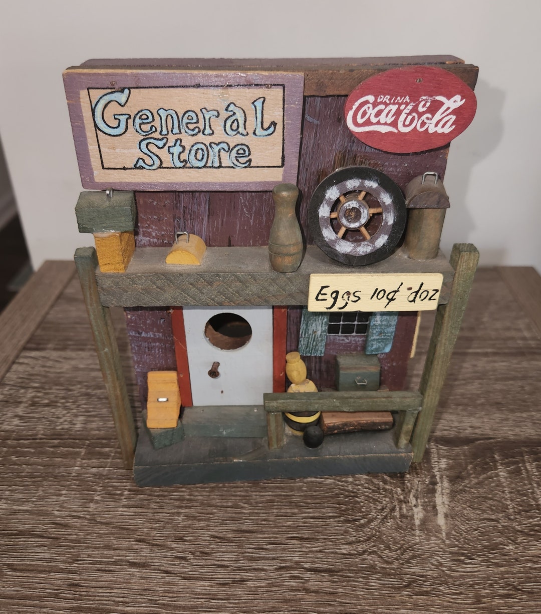 Wooden "general Store" Birdhouse - Etsy
