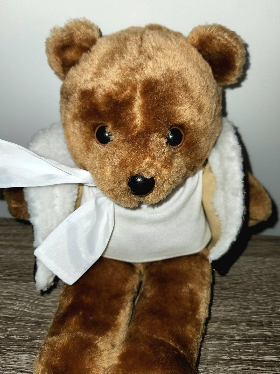 Clifford B Mcguire Plush Brown Teddy Bear Airplane Pilot British ...