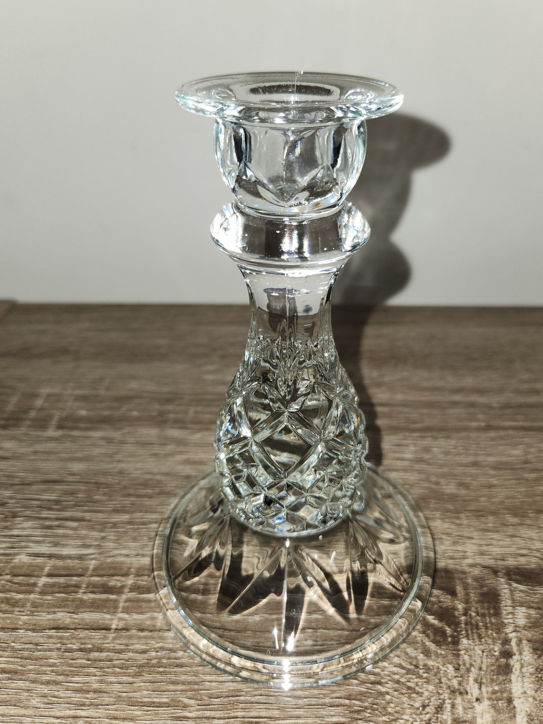 Cambridge Glass Pineapple Design Candlestick - Etsy