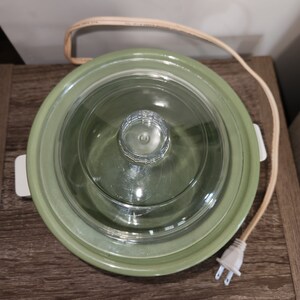 Vintage Sunbeam Slow Cooker Crock Pot 1.5 Quart Capacity White With ...