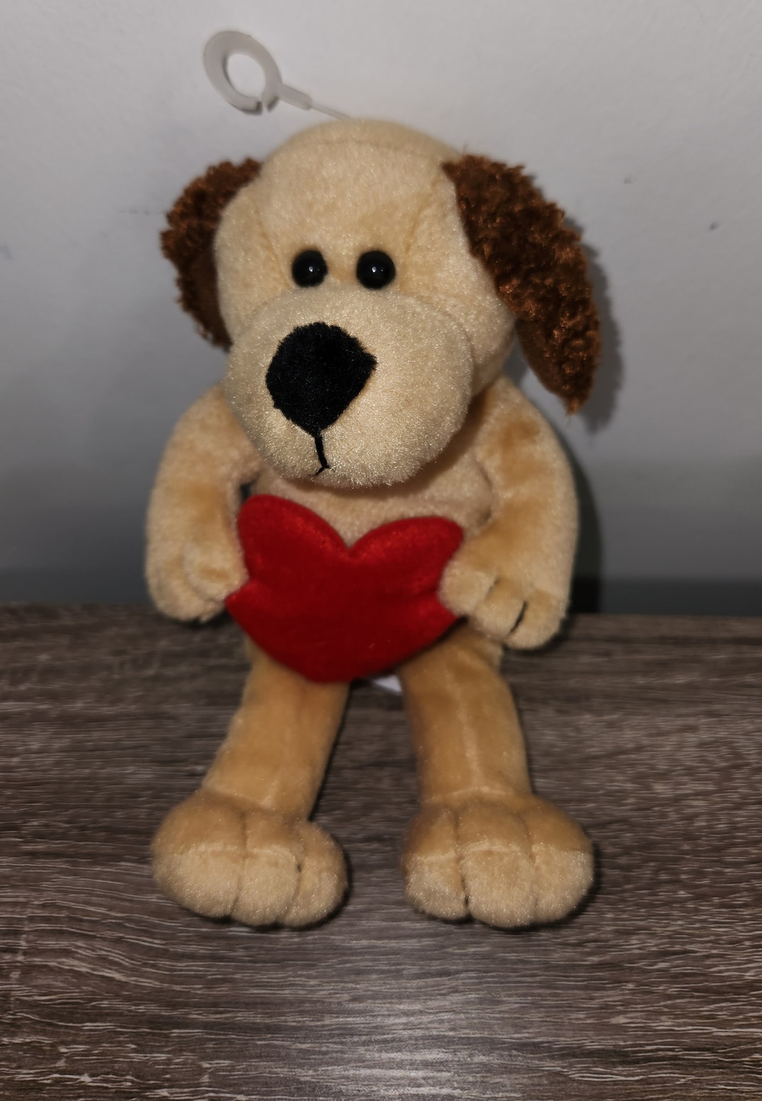 Hug & Luv Plush Dog/puppy With Heart - Etsy