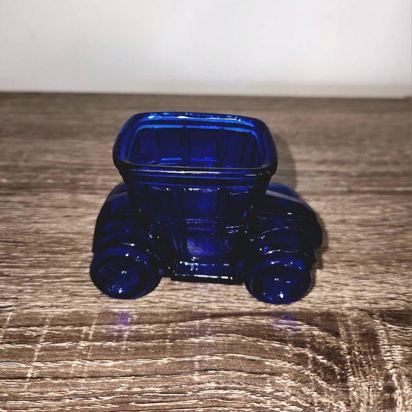 Cobalt Blue Glass Toothpick Holder - Etsy