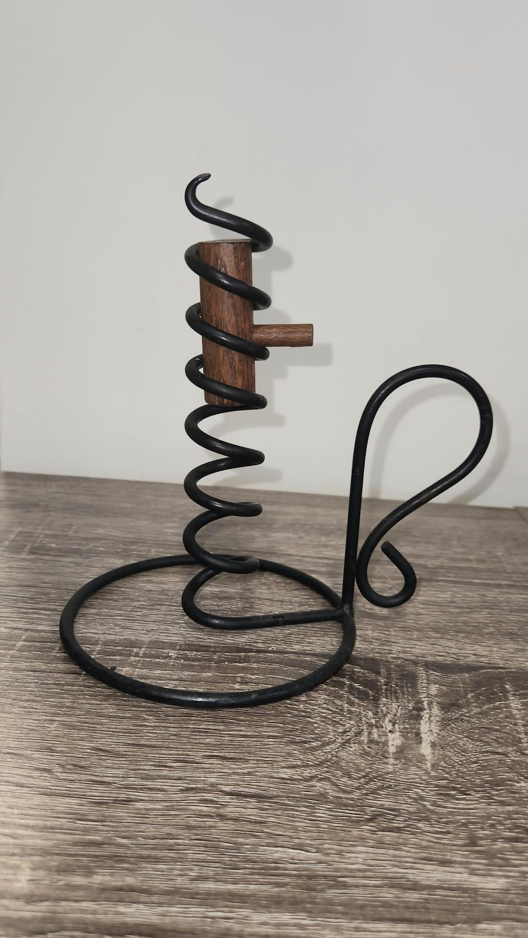 Vintage Style Spiral Coil Coating Chamber Candle Stick Holder 7" - Etsy