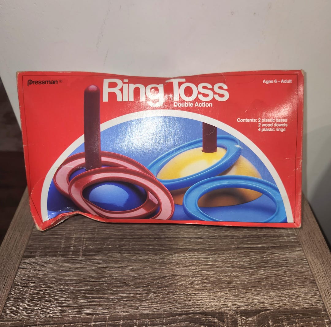 Vintage 1979 Ring Toss Double Action Game Pressman SEE DESCRIPTION - Etsy