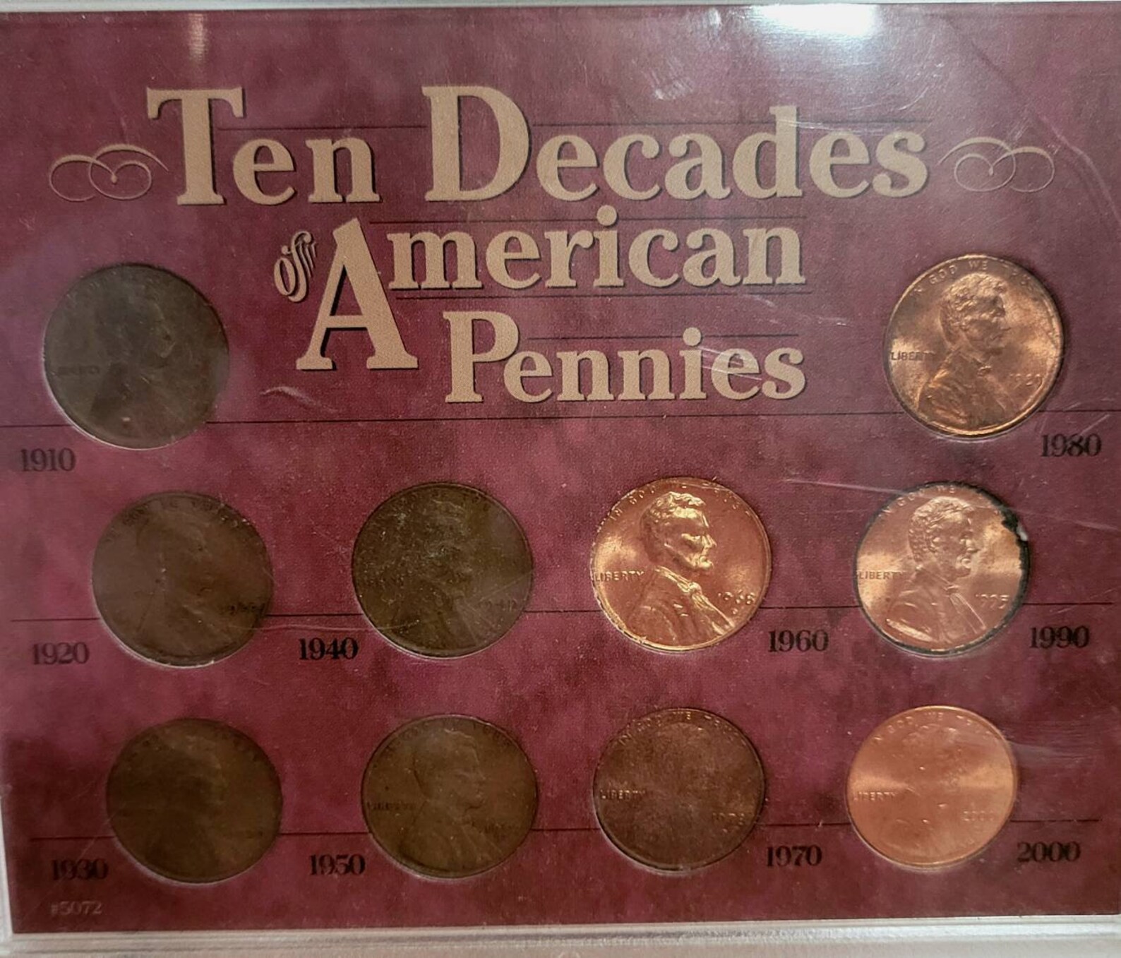 Ten Decades of American Pennies From American Historic Society - Etsy