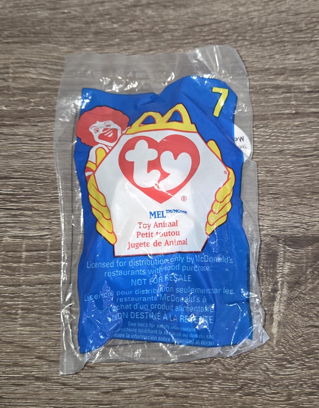 Vintage 1998 Mcdonald's Happy Meal Toy Ty Beanie Baby MEL the Koala ...